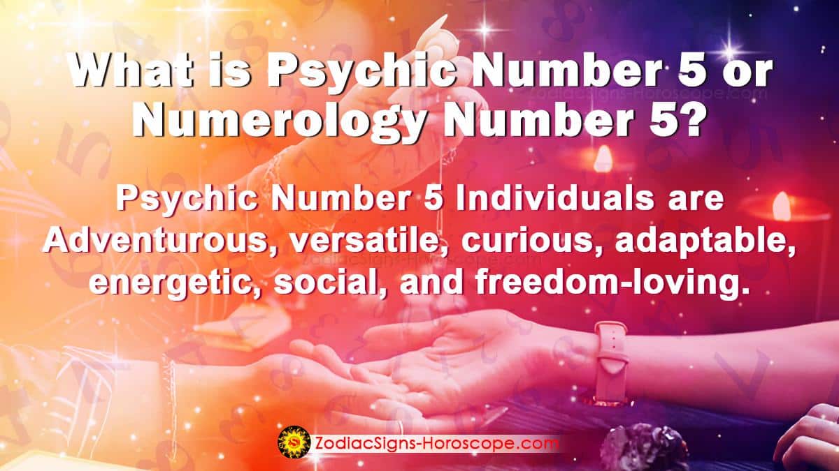 What is Psychic Number 5 or Numerology Number 5? - ZodiacSigns ...