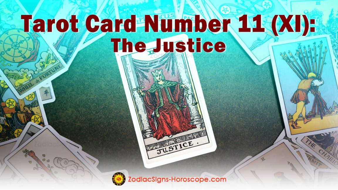 Tarotkarte Nummer 11: Die Gerechtigkeit (XI) Bedeutung der Tarotkarte ...