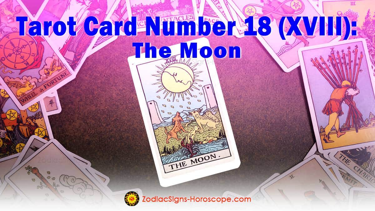 Tarot Card Number 18: The Moon (XVIII) Tarot Card Meanings ...